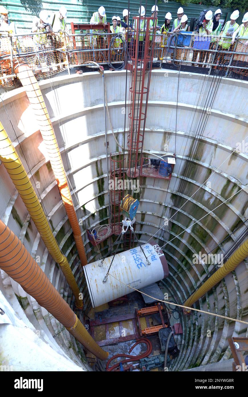 A visit to Murnane and Punggol pipeline work-sites. Murnane pipeline ...