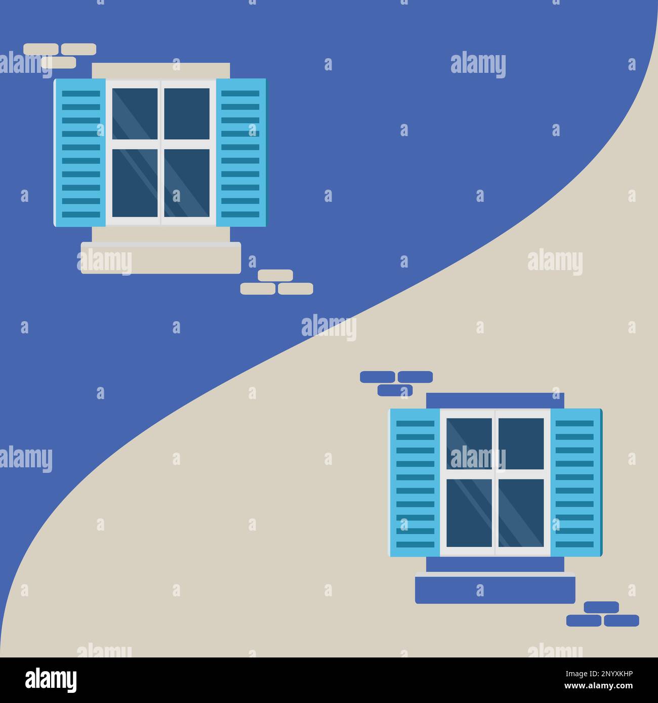 Persiane verniciate Immagini Vettoriali Stock - Alamy