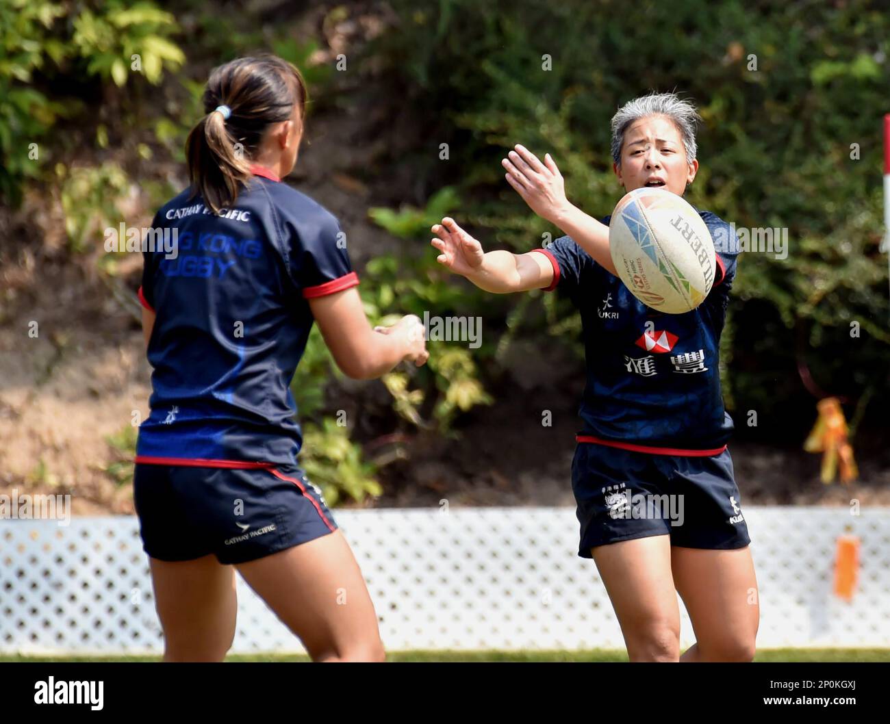 Hong Kong, Cina, 2 marzo 2023. La squadra femminile di rugby nazionale ...