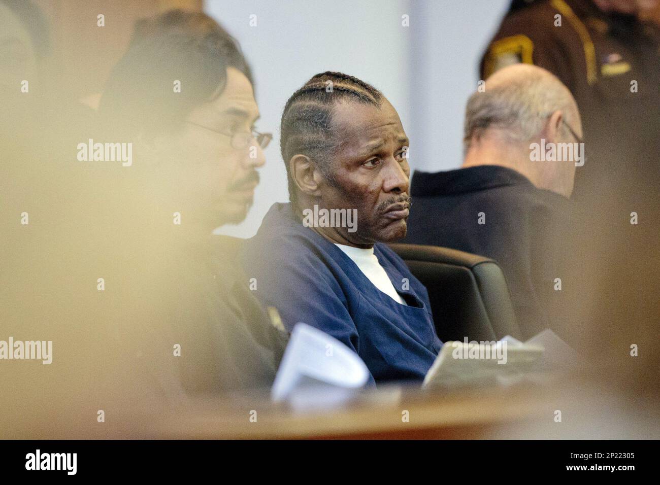 Leon Means appears for his sentencing before Judge Timothy G. Hicks ...