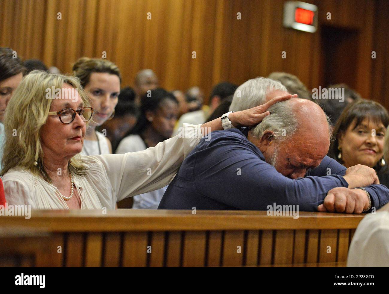 FILE - In this Oct. 15 2014 file photo Reeva Steenkamp's father Barry ...