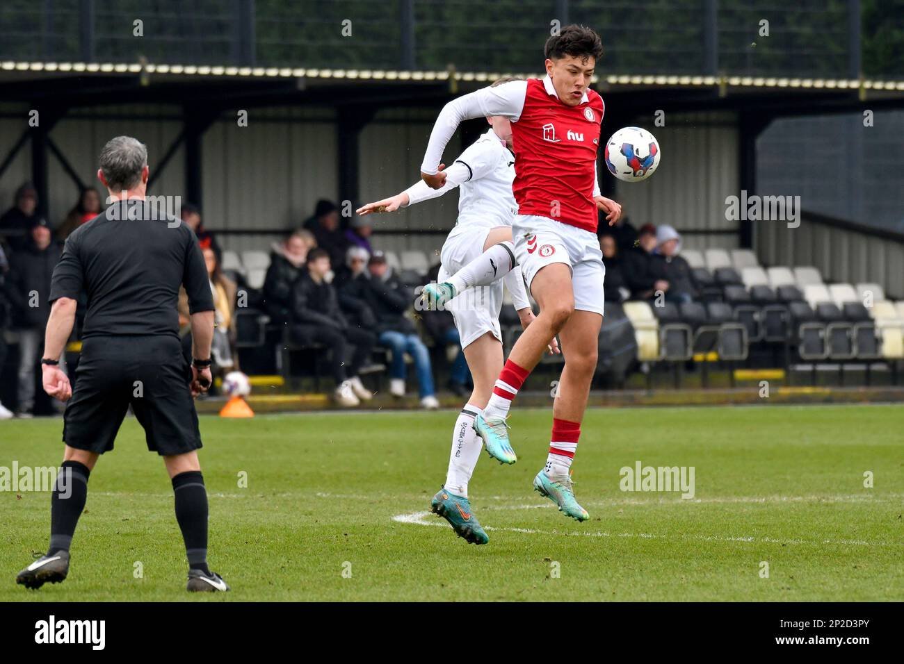 Swansea, Galles. 4 marzo 2023. Jed Meerholz di Bristol City protegge la ...