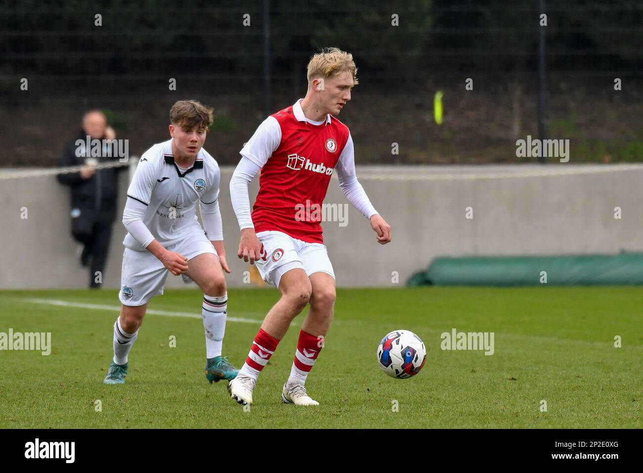 Swansea, Galles. 4 marzo 2023. Taine Anderson di Bristol City sotto la ...