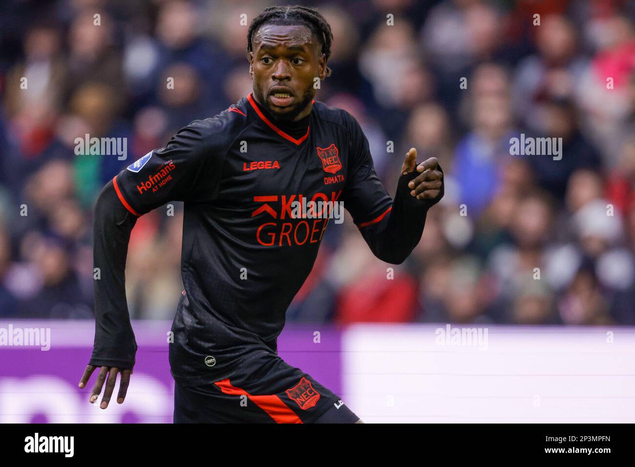 AMSTERDAM, PAESI BASSI - 5 MARZO: NAny Landry Dimata del NEC durante la ...