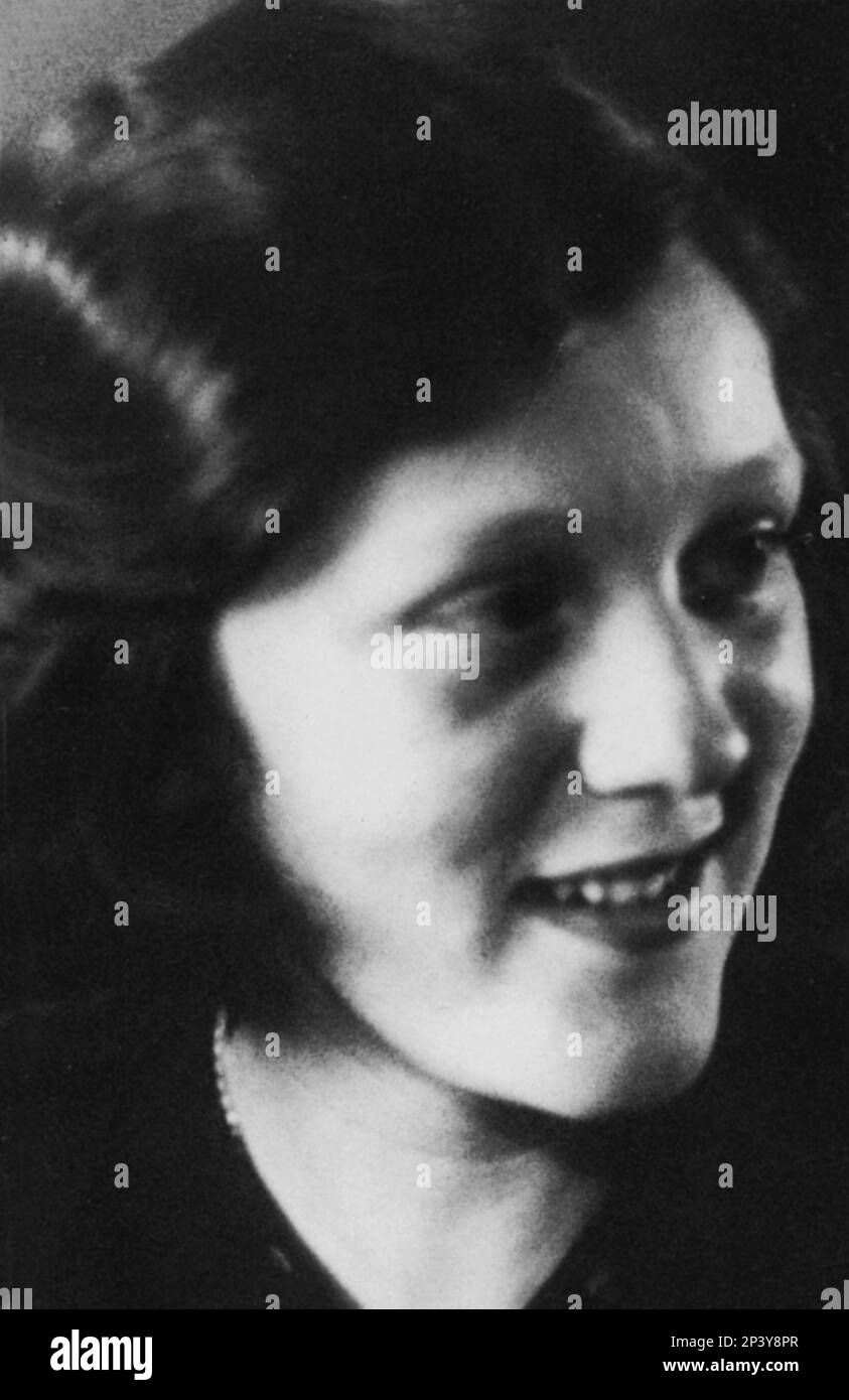 1938 : MARYVONNE LENGLET ( Moerman ) , 16 anni , figlia dello scrittore ...