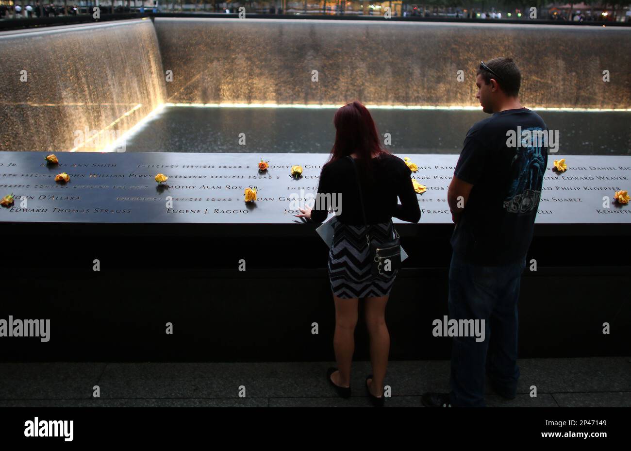 Mercedes Arias, left, and her boyfriend, Thomas Cascio, visit the South ...