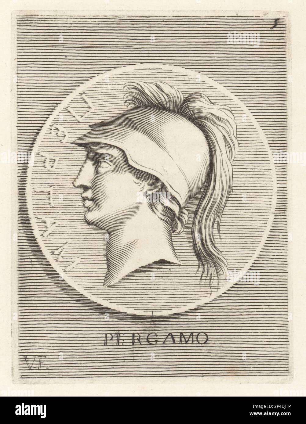 Giovane Pergamo, figlio del guerriero Neoptolemus e Andromaca, mitico ...