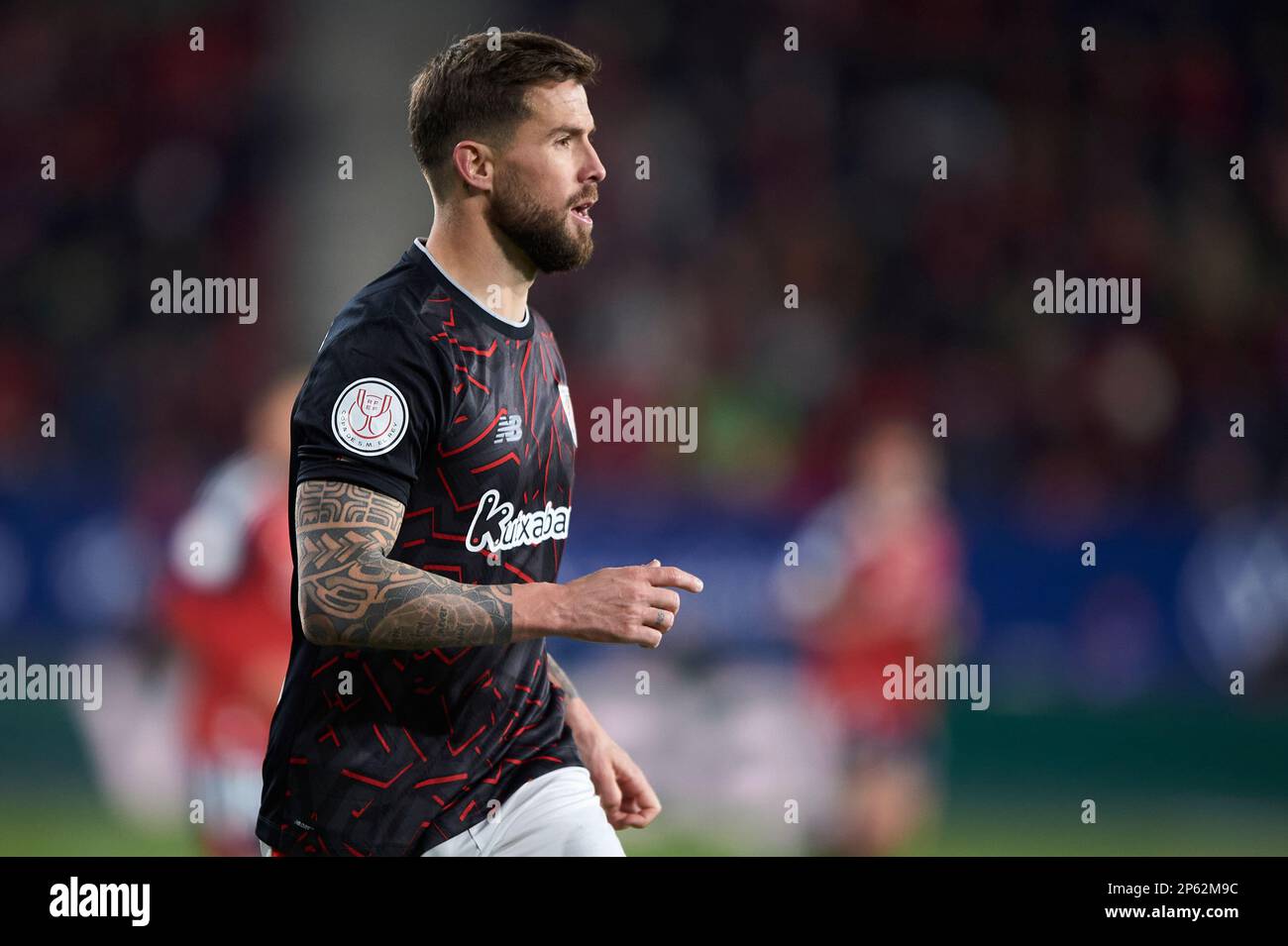 Inigo Martinez del Club Athletic durante la partita della Copa del Rey ...