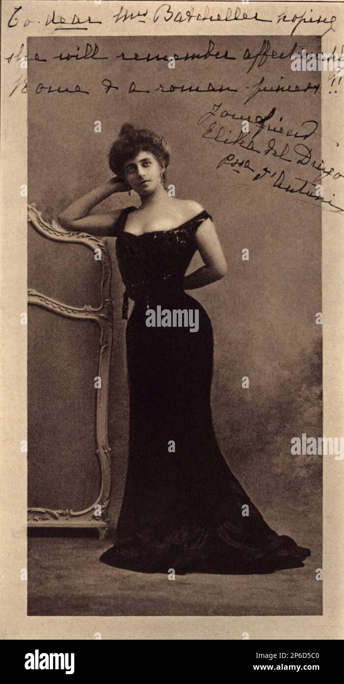 1900 ca , Roma , ITALIA : la principessa italiana ELIKA ( Angelica ...