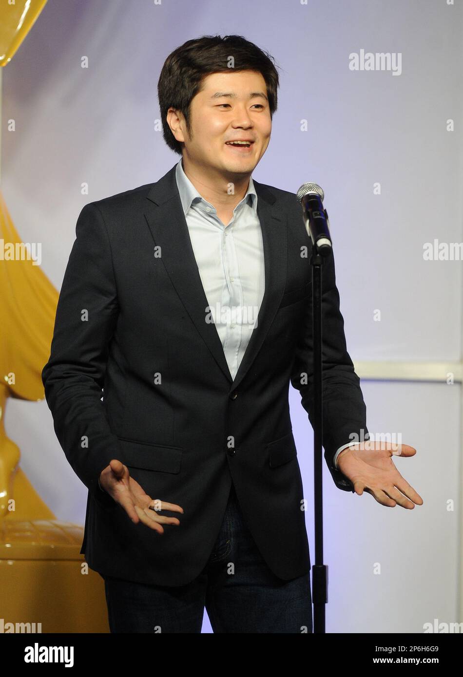 HOLLYWOOD, CA - MARCH 31: Jihwan Jung accepts the Outstanding Animation ...