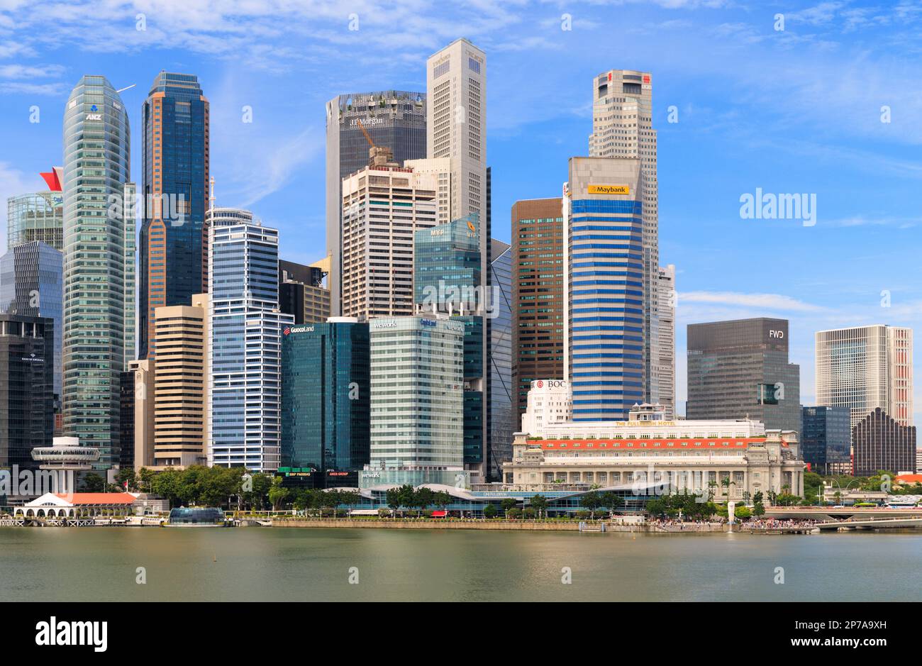 Monumento e skyline di singapore immagini e fotografie stock ad alta ...