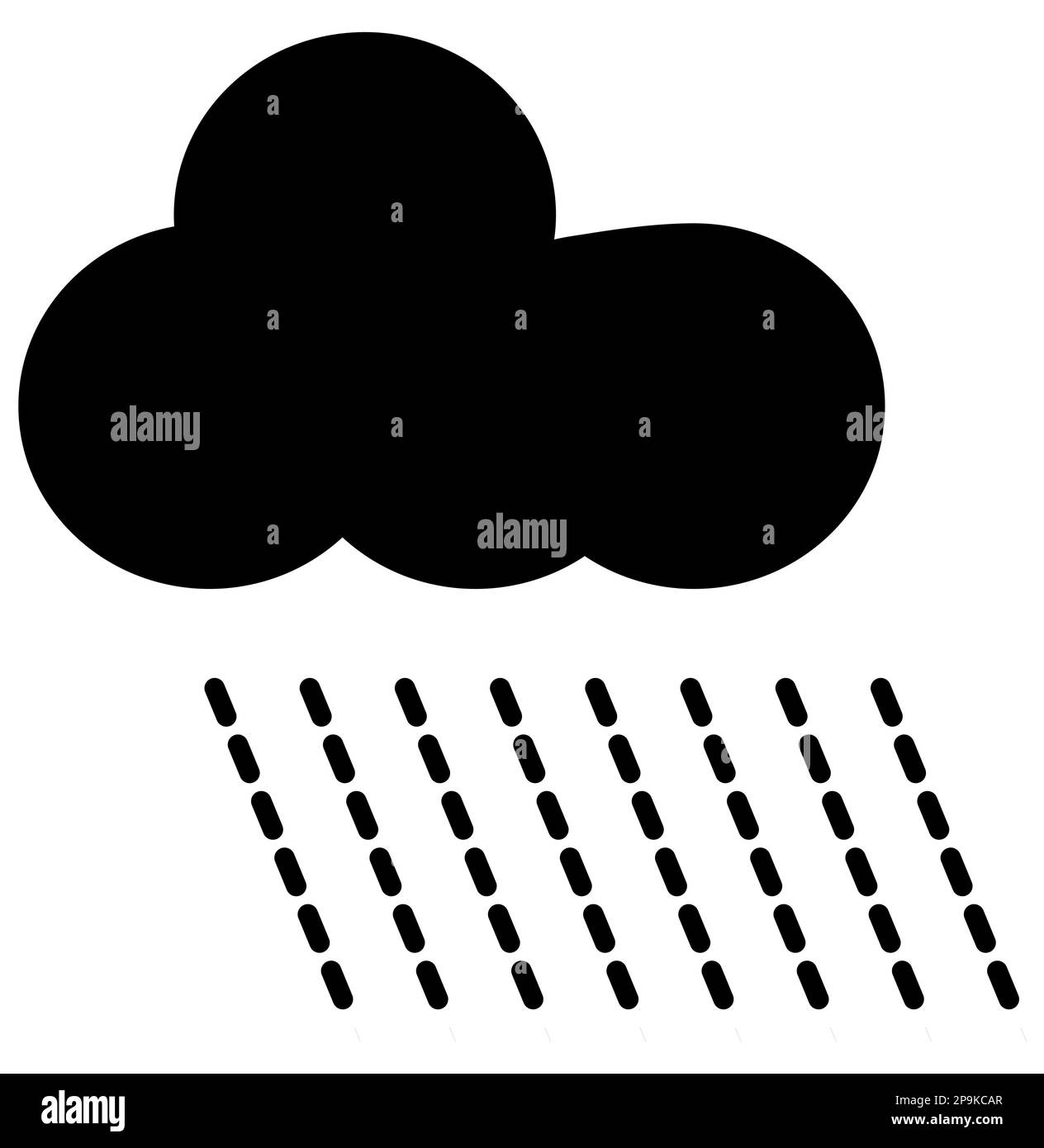 Acquazzone disegno Immagini Vettoriali Stock - Alamy