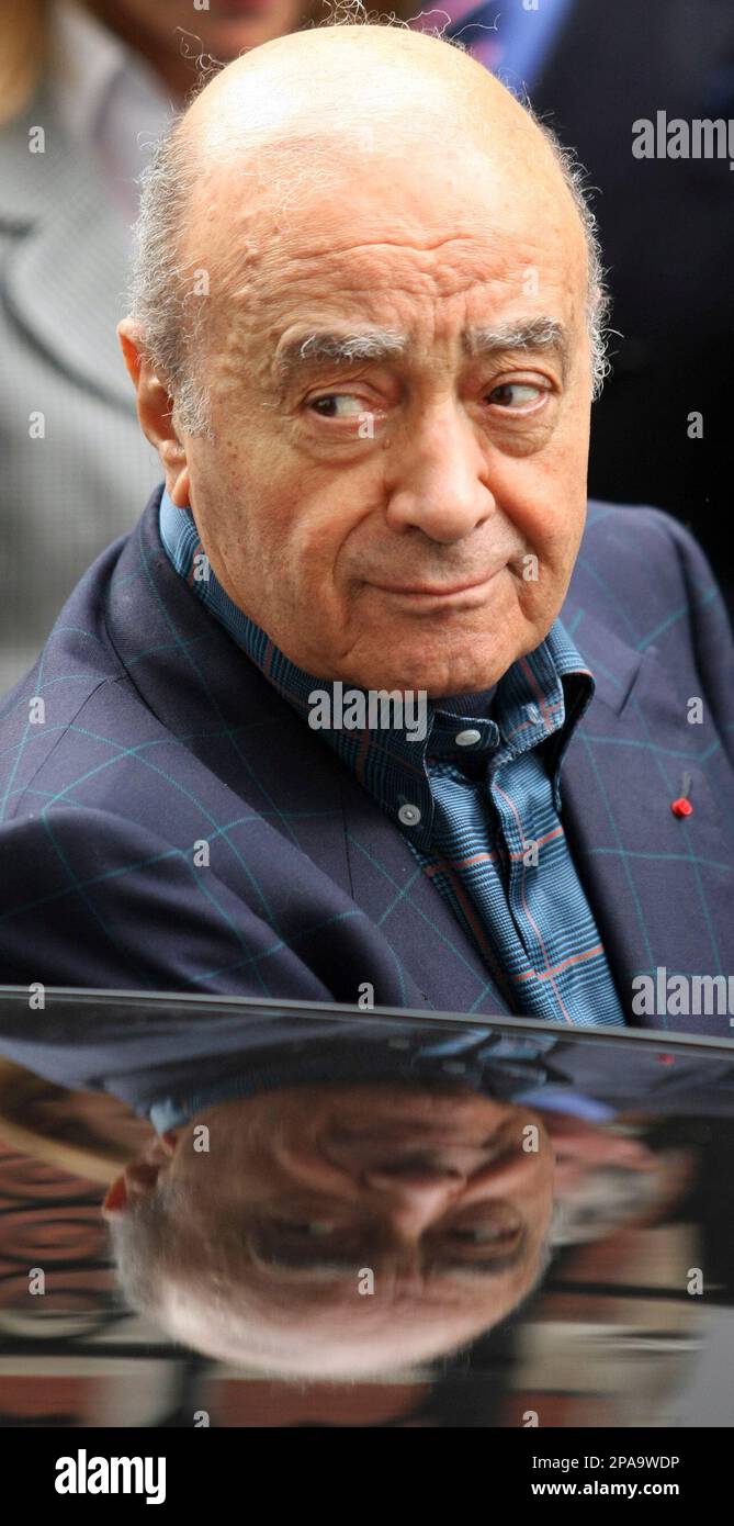 Mohamed Al Fayed, the father of Dodi Fayed, leaves the High Court in ...