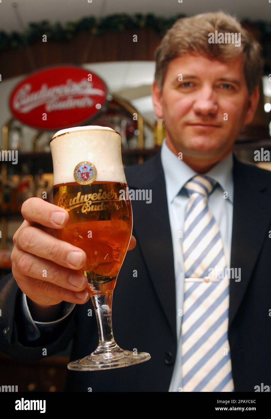 Budvar director general Jiri Bocek is seen in Ceske Budejovice, Czech ...