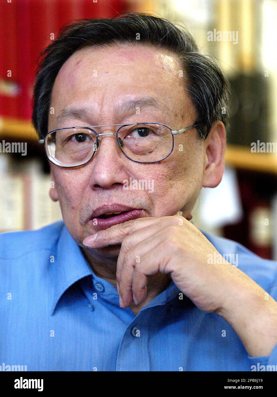** FILE ** Philippine Communist rebel leader Jose Maria Sison, seen ...