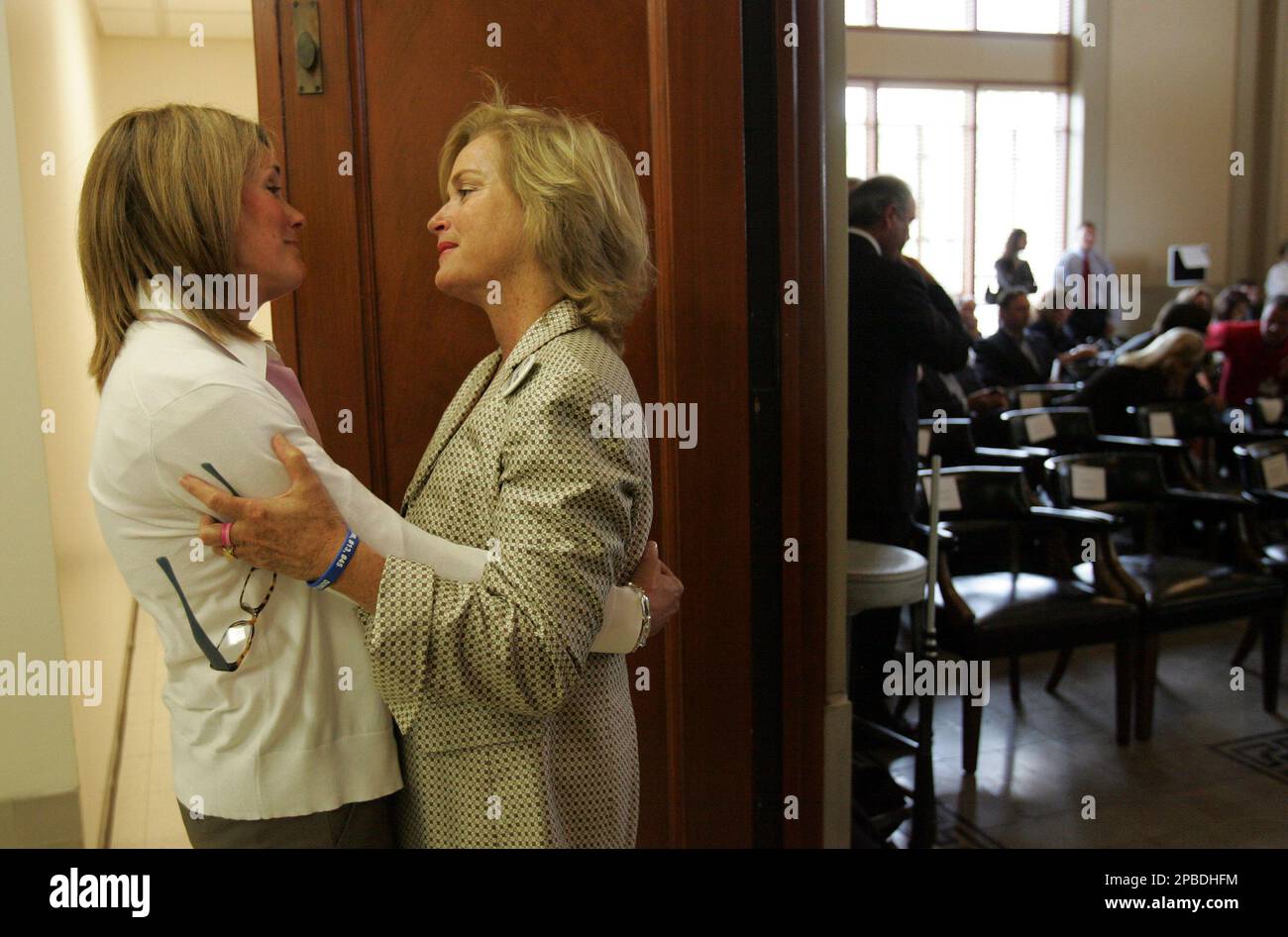 Kathy Seligmann, left, mother of former Duke lacrosse player Reade ...