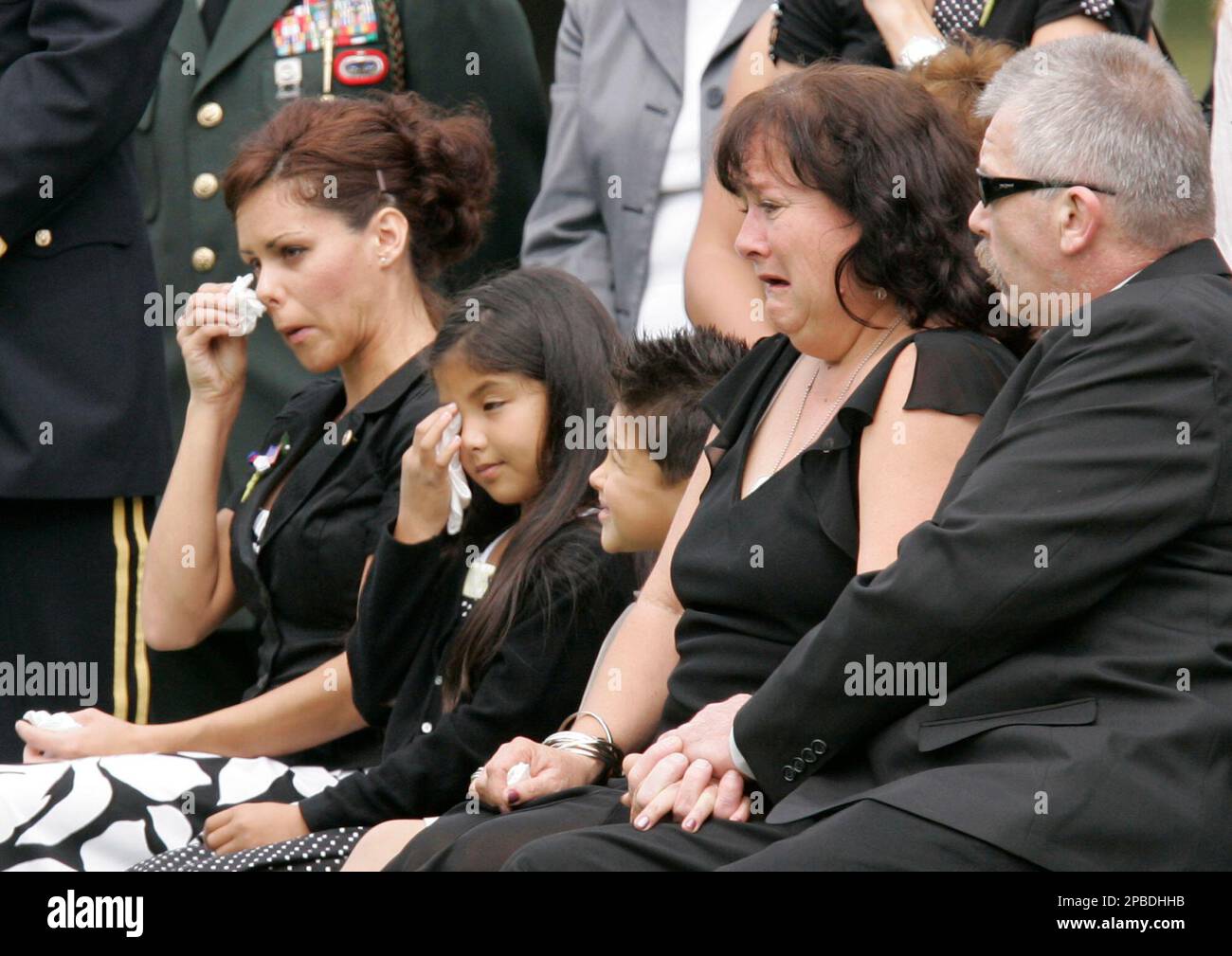 Members of the family of Sgt. Charles Wyckoff of Chula Vista, Calif ...