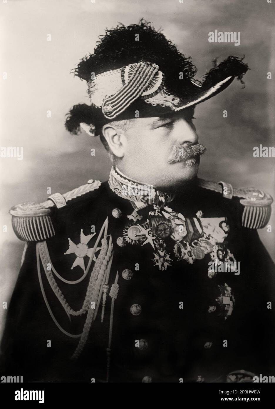 1918 CA, FRANCIA: Il generale francese SAURET, comandante del III corpo ...