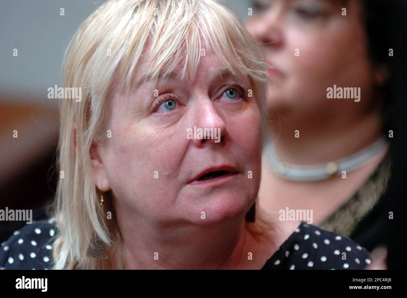 Claudine Ryce, mother of Jimmy Ryce, sits in a hearing for death row ...