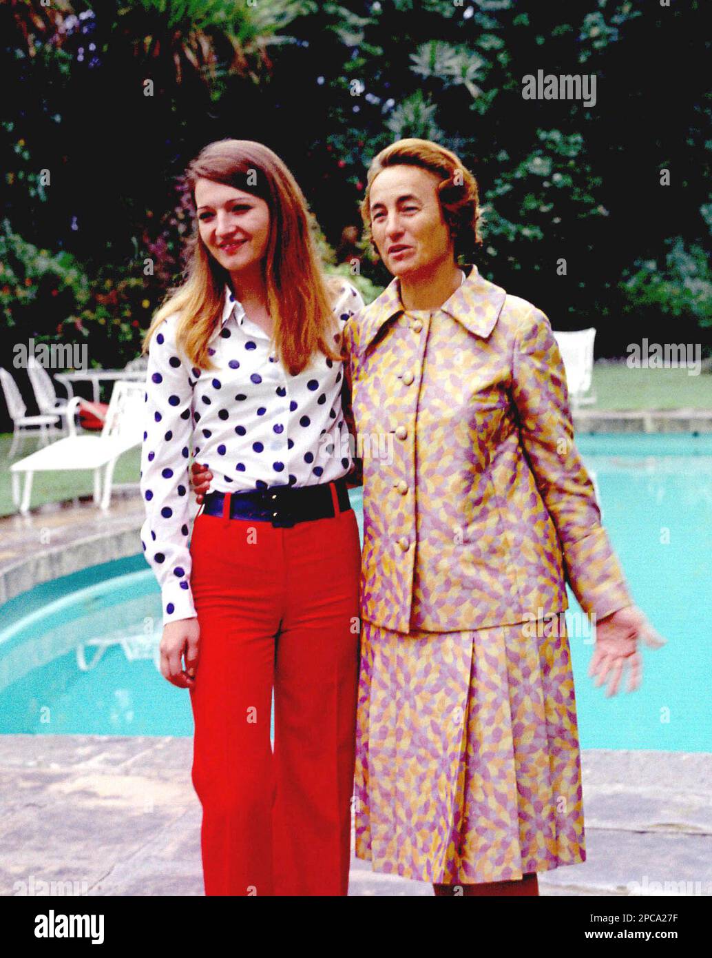 Zoia Ceausescu, left, daughter of former communist dictator Nicolae ...