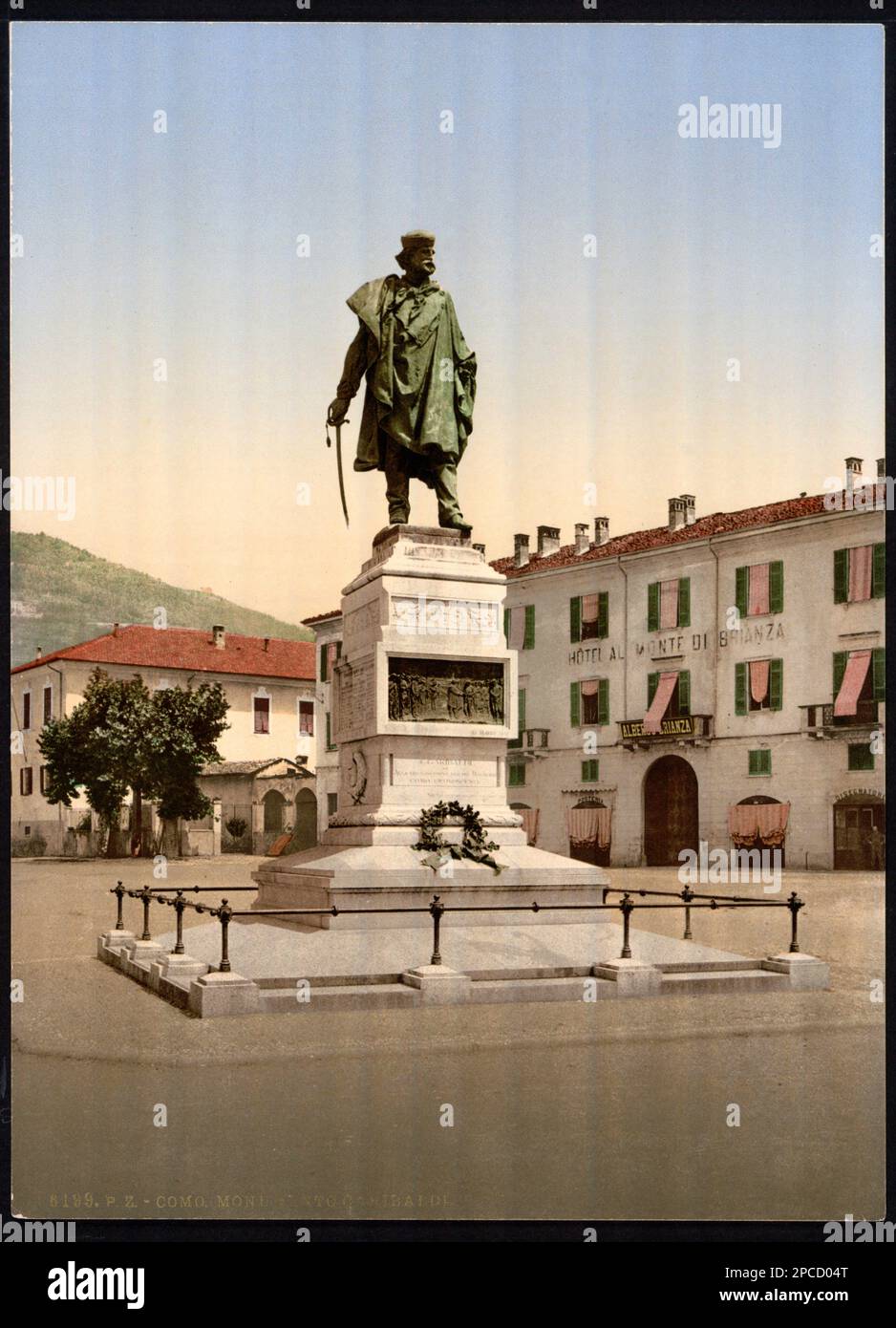 1890 ca , COMO , ITALIA : il monumento dedicato al politico e patriota ...