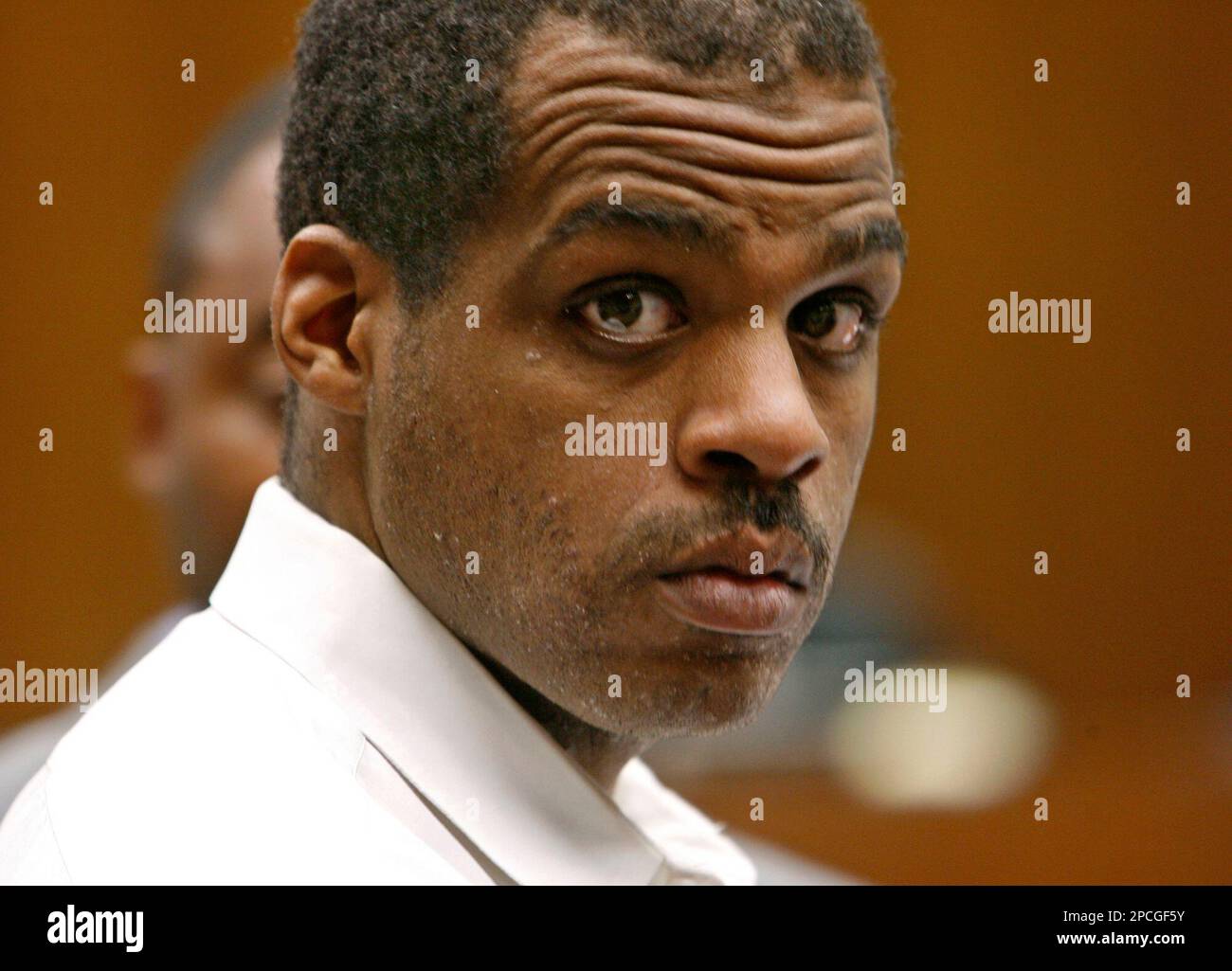 Ray Joseph Dandridge enters a courtroom in Richmond, Va., Sept. 14, 2006. Two men who confessed ...