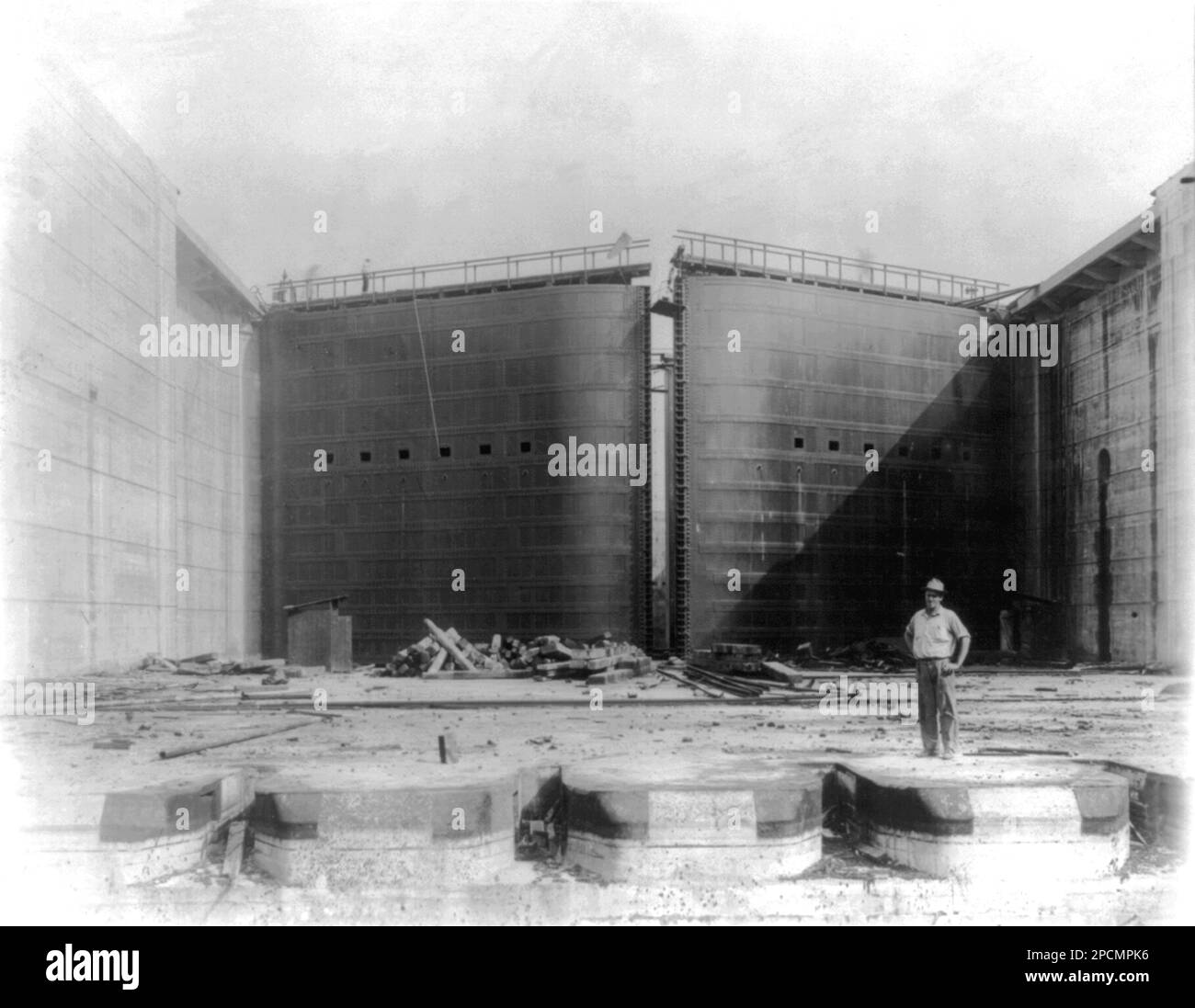 PANAMA : costruzione del canale di Panama, 1913 costruzione della ...