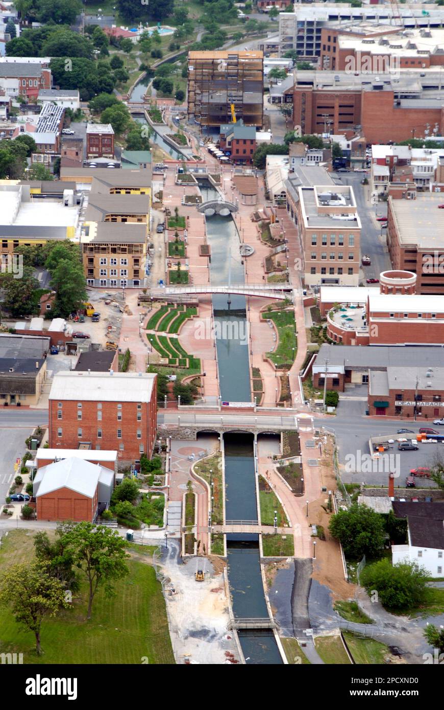 The $10.2 million Carroll Creek Linear Park in downtown Frederick, Md ...