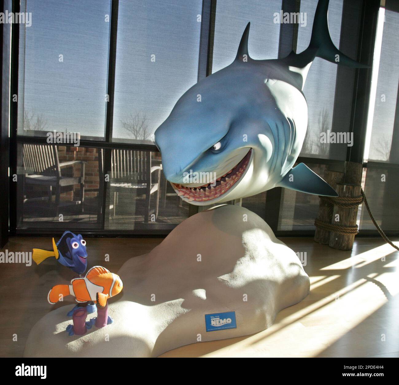 Characters from the Pixar Animation Studios Inc. movie "Finding Nemo ...