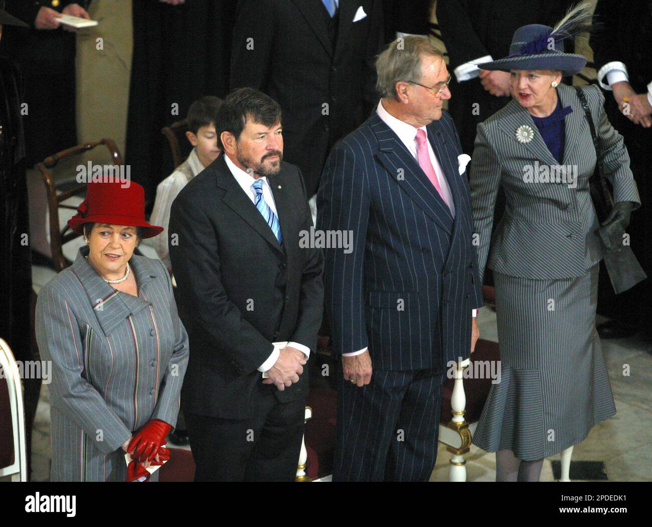 The families of Denmark's Crown Prince Frederik and Crown Princess Mary ...