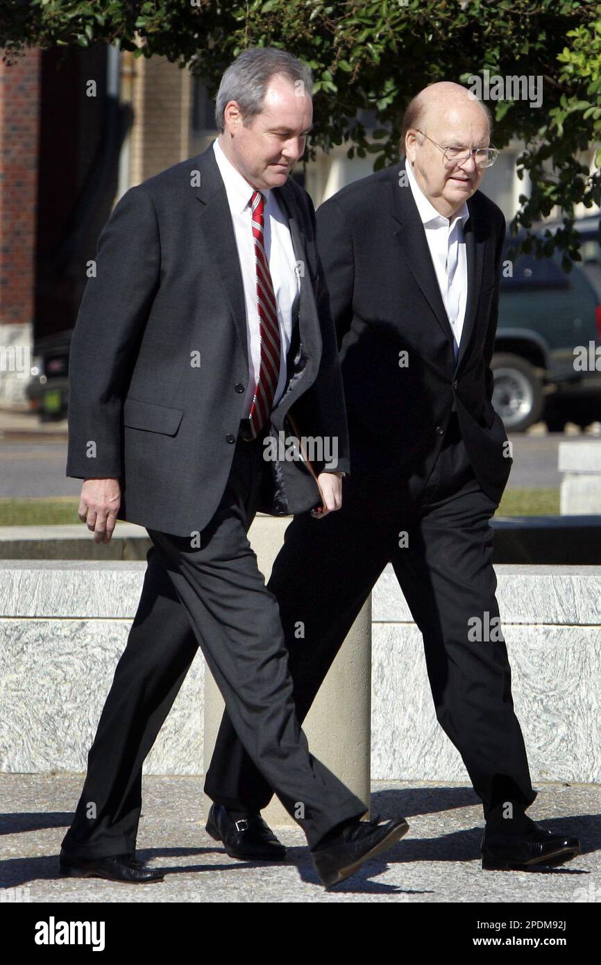 Former Alabama state Transportation Director Mack Roberts, right, and ...