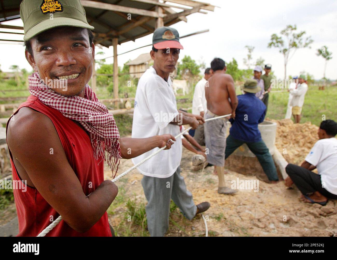 ** WITH STORY SLUGGED: CAMBODIA AMPUTEE VILLAGE ** Sour Samnang, 41 ...