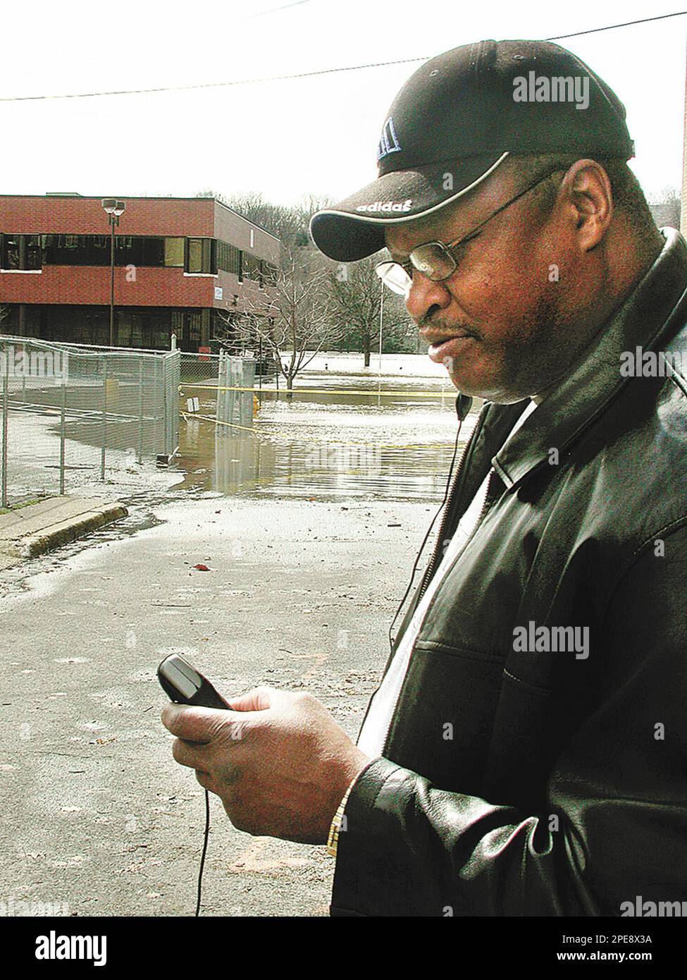Former boxer Larry Holmes visits one of his buildings in Easton, Pa ...