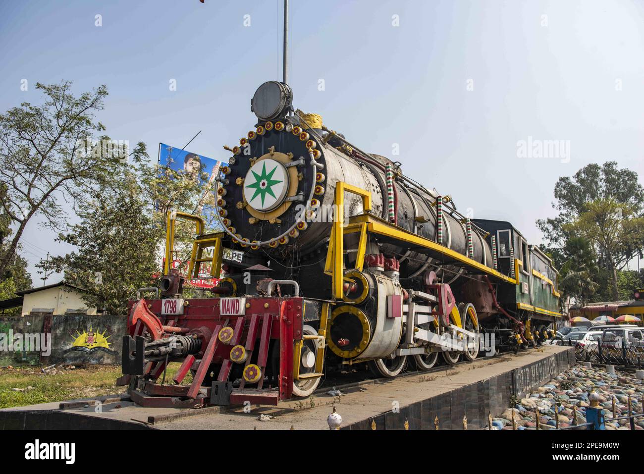 Siliguri, Bengala Occidentale, India. 24th Feb, 2023. Questa stazione è ...