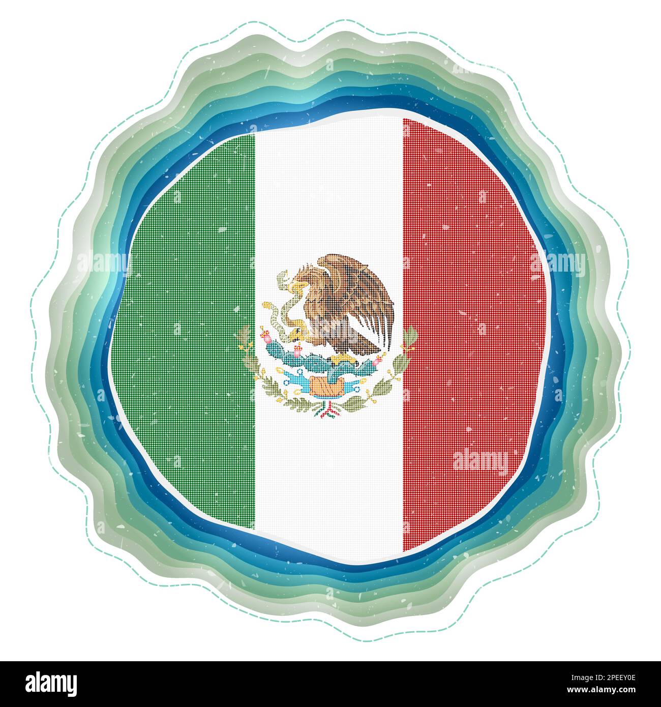 Nuova mappa tecnologica del messico Immagini Vettoriali Stock - Alamy