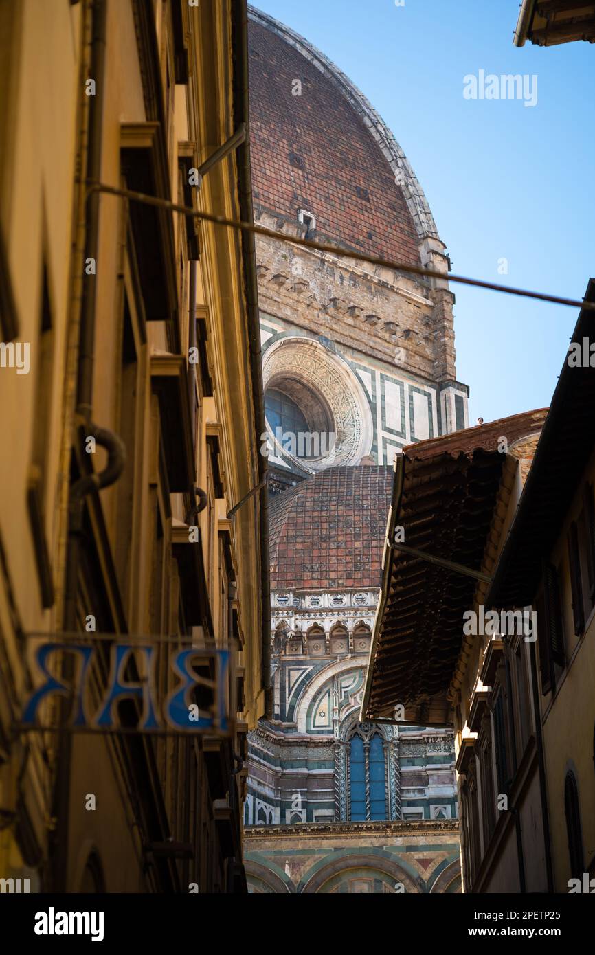 Duomo di Firenze con la famosa cupola del Brunelleschi, simbolo del ...