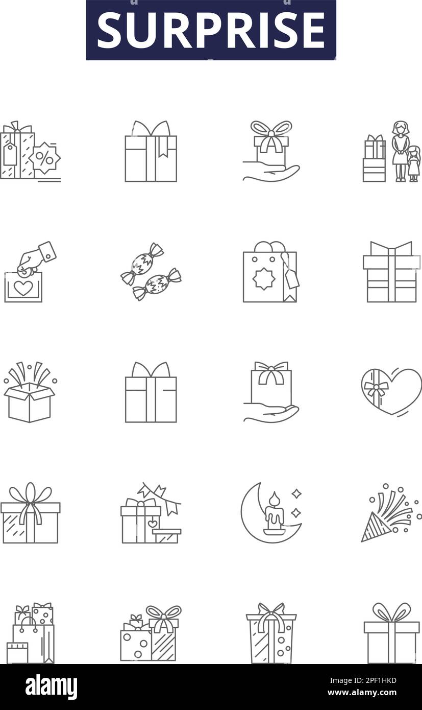 Sorpresa sorprendente inaspettata Immagini Vettoriali Stock - Alamy