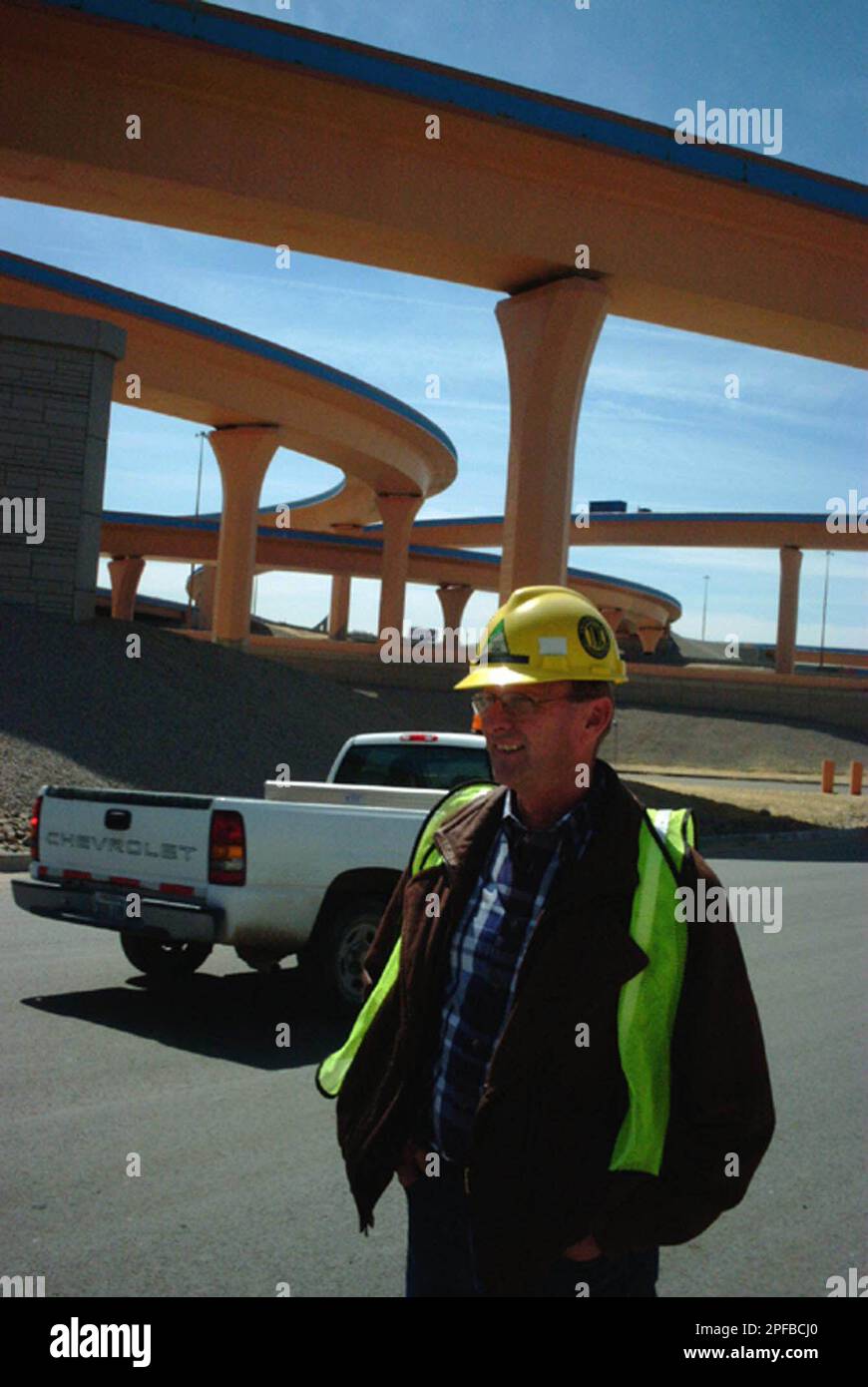 Van Groves, president of Twin Mountain Construction, shows off the ...
