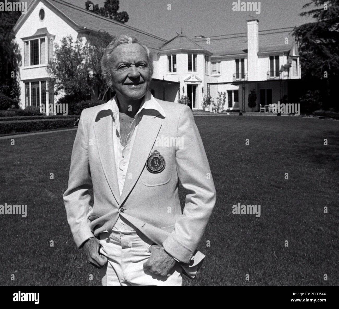 FILE--Actor and bandleader Charles "Buddy" Rogers stands in front of ...