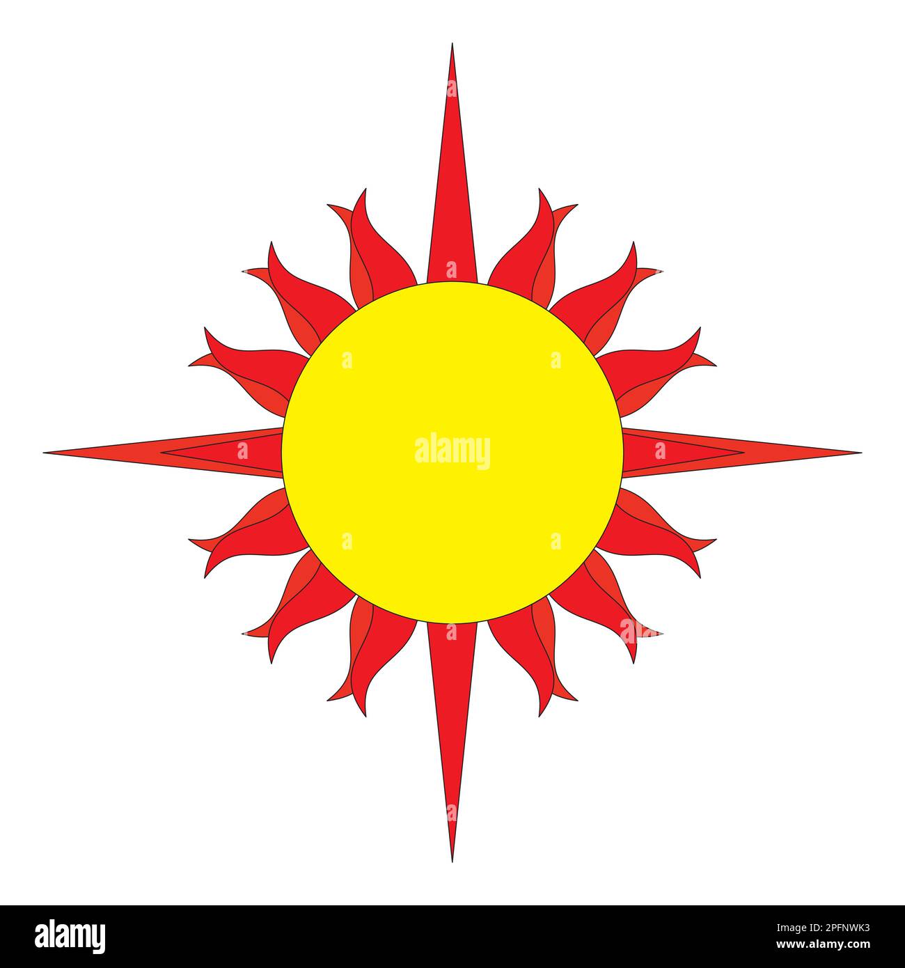 Simbolo sole immagini e fotografie stock ad alta risoluzione - Alamy