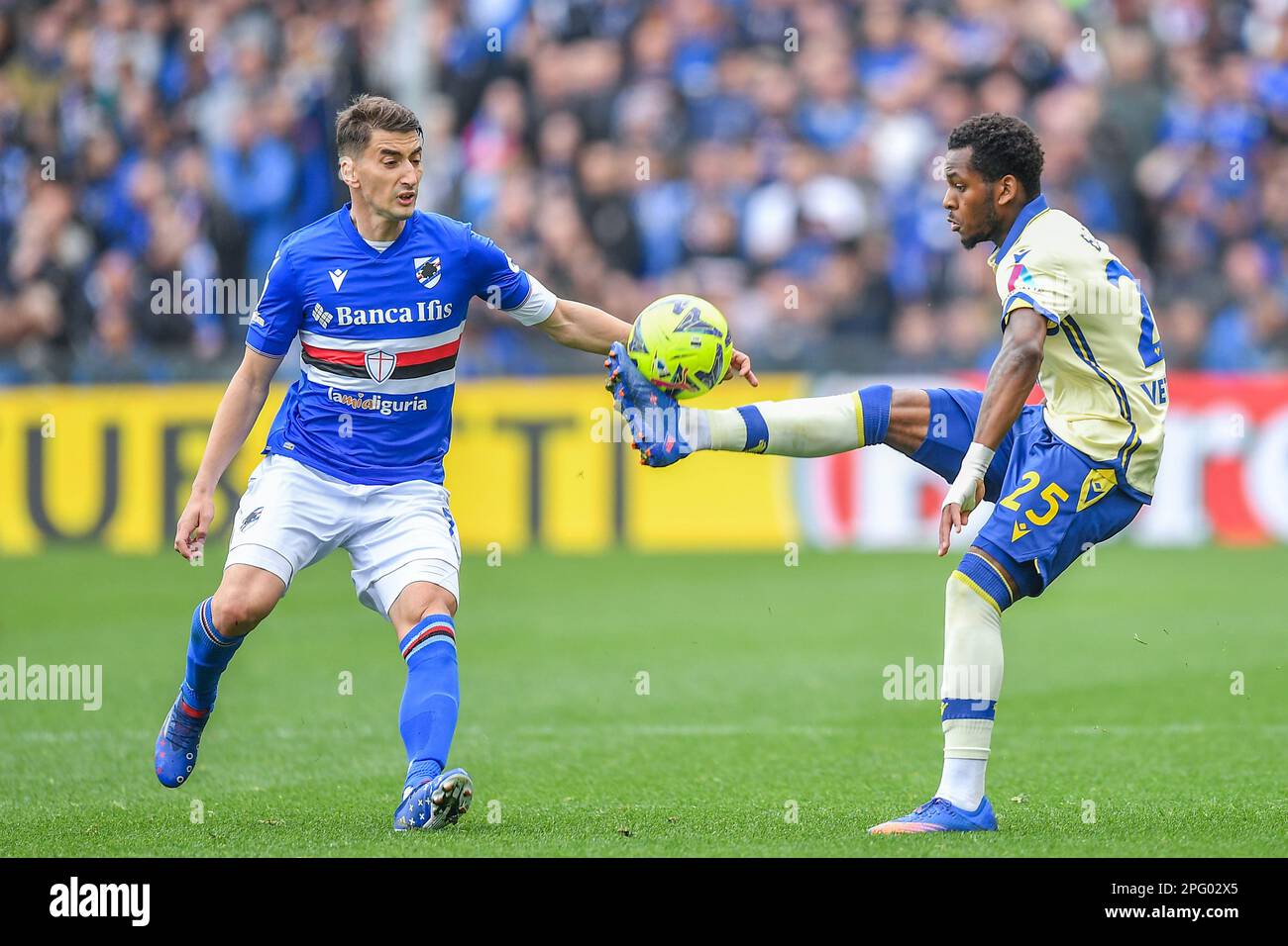 Stadio Luigi Ferraris, Genova, 19 marzo 2023, Filip Djuricic (Sampdoria ...
