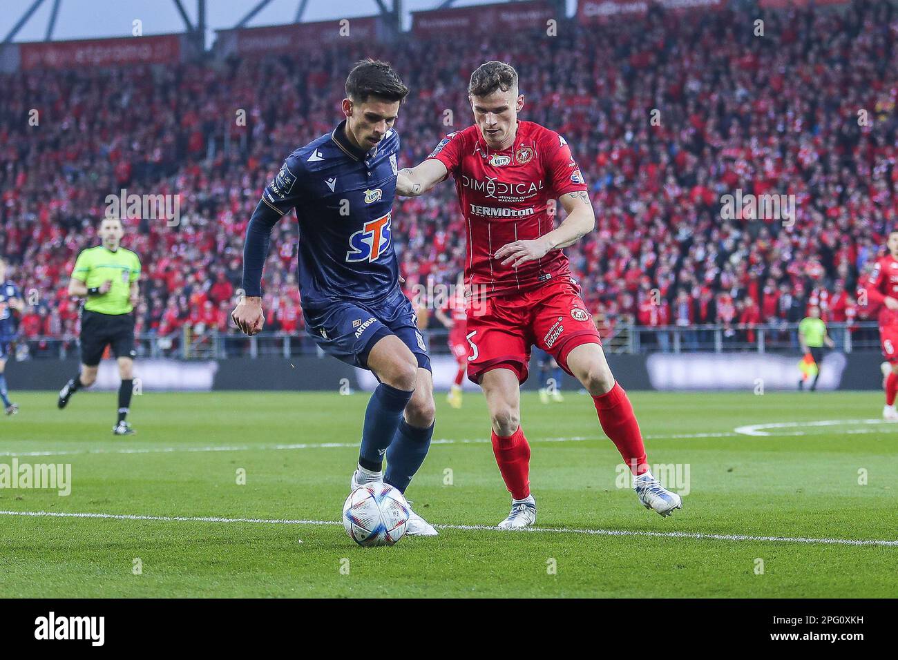 Marzo 19, 2023, Lodz: 19.03.2023 19.03.2023 Lodz..Pilka nozna..PKO ...