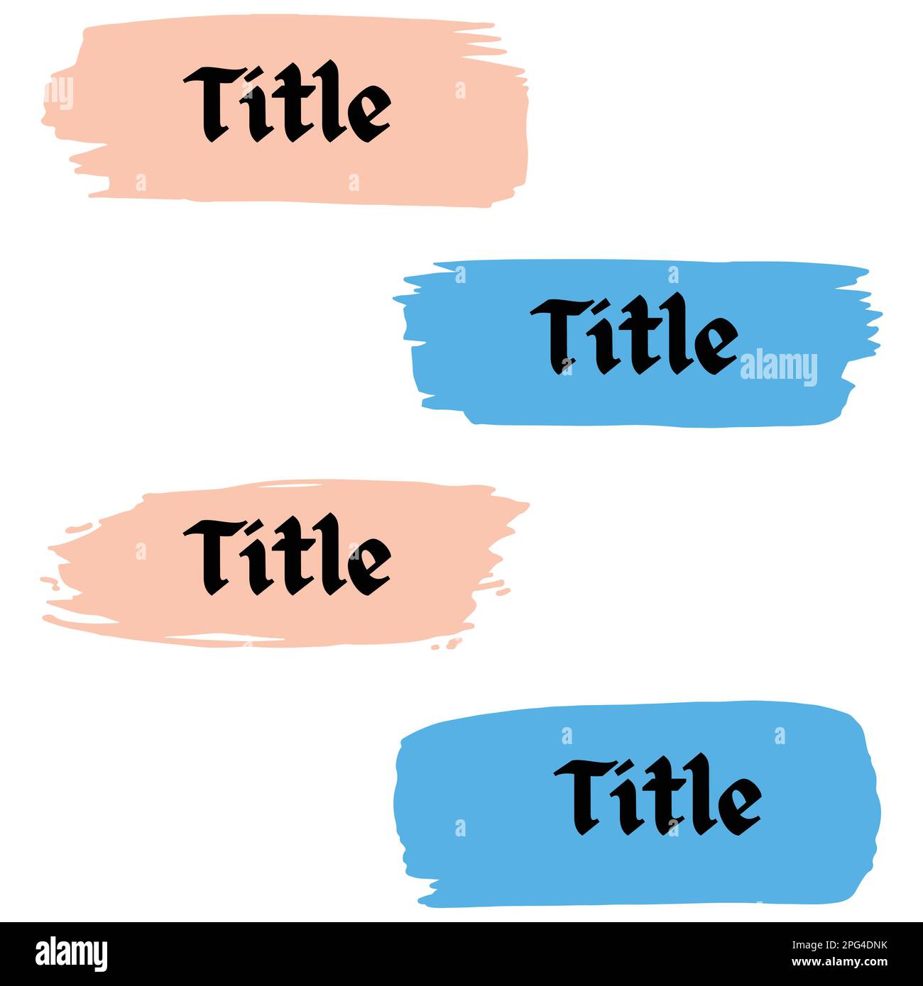 Titolo banner Immagini Vettoriali Stock - Alamy