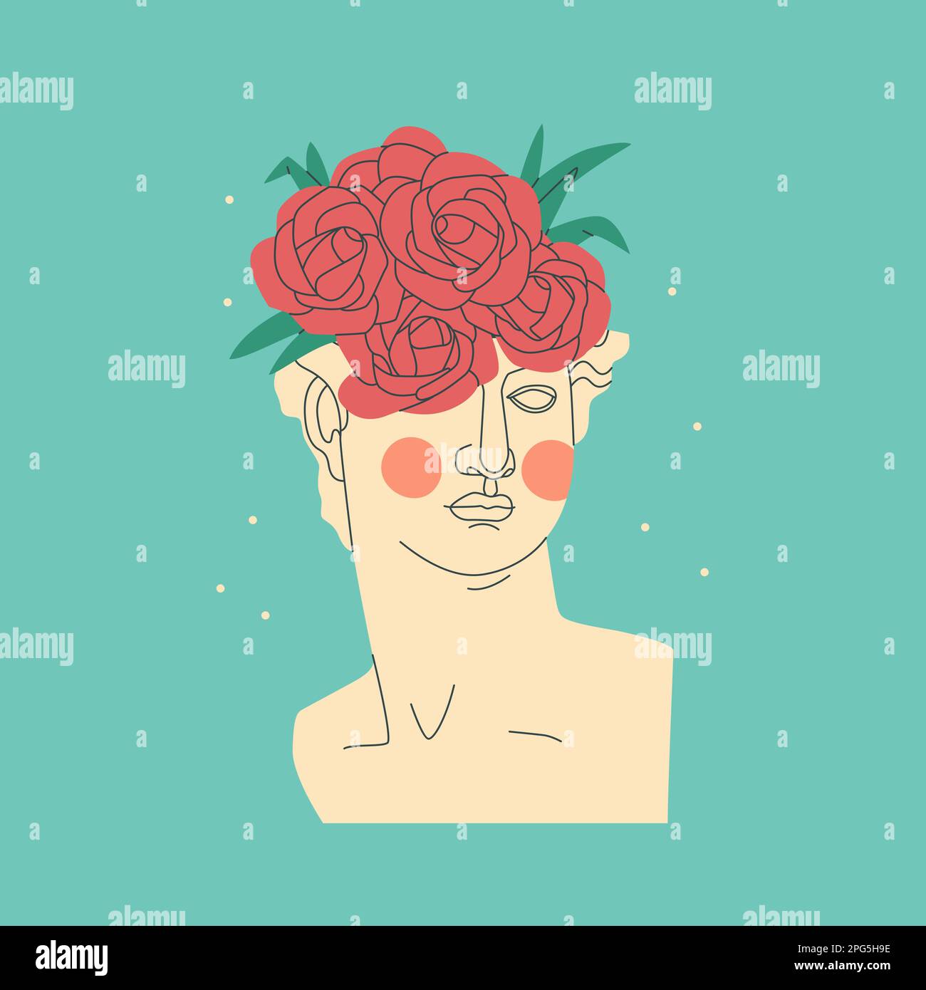 Dio delle rose Immagini Vettoriali Stock - Alamy