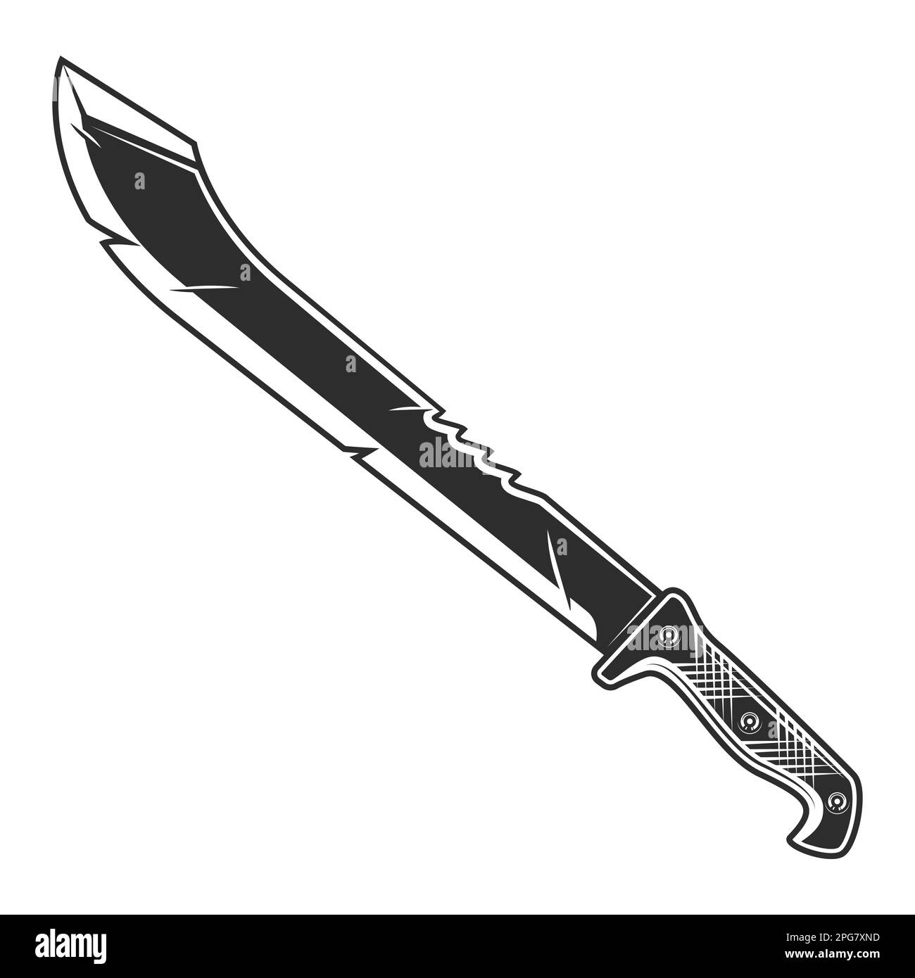 Coltello della giungla Immagini Vettoriali Stock - Alamy