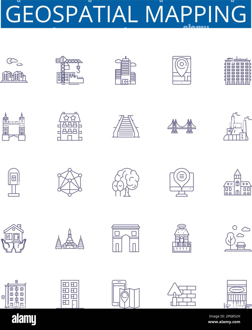 Mappe di google earth Immagini Vettoriali Stock - Alamy