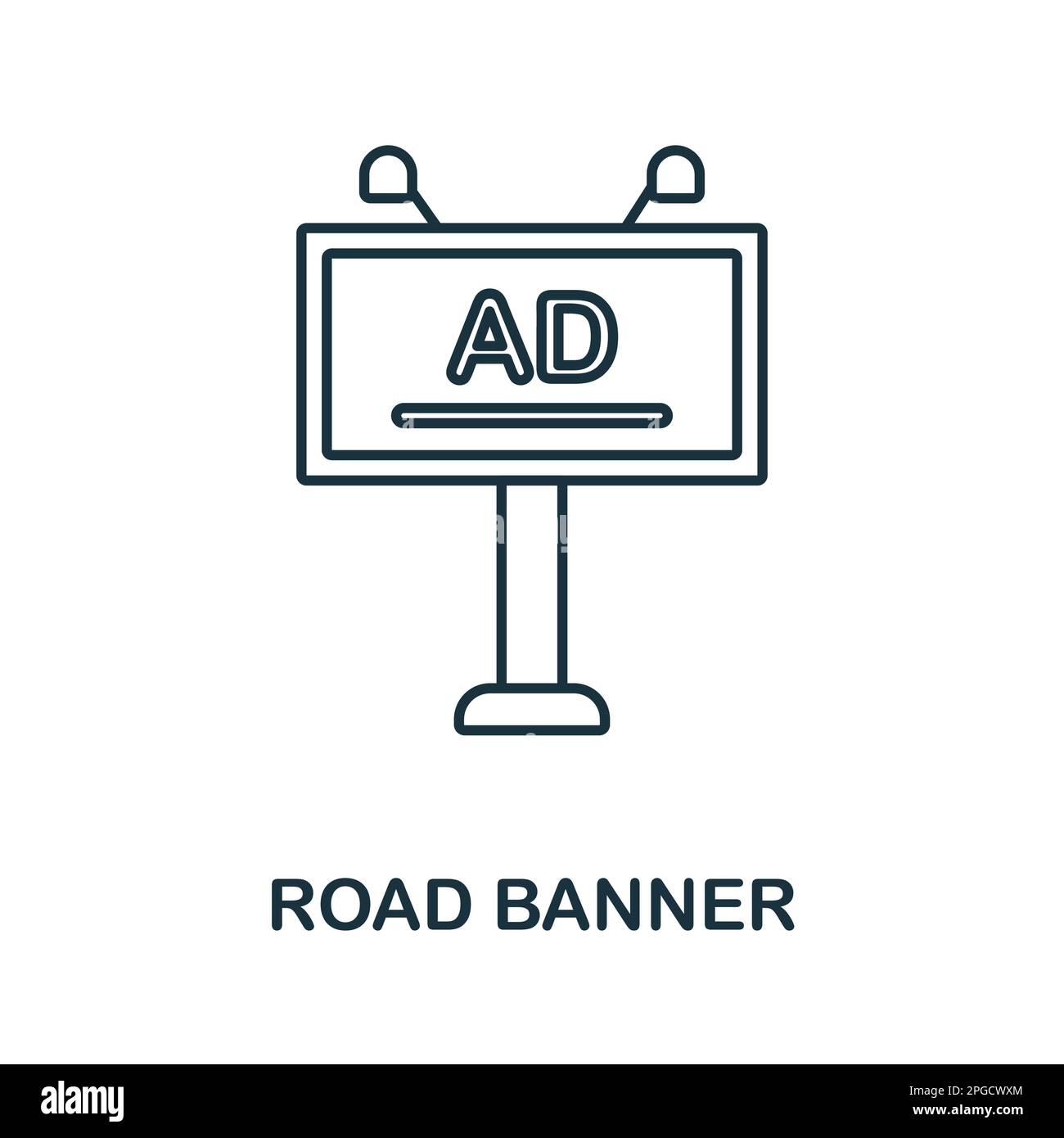 Progettazione pubblicitaria del segnale stradale unidirezionale ...