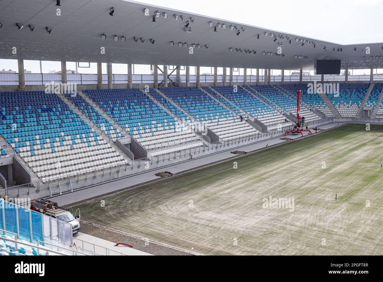 Foto scattata il 22 marzo 2023. Mostra Opus Arena, il nuovo stadio ...