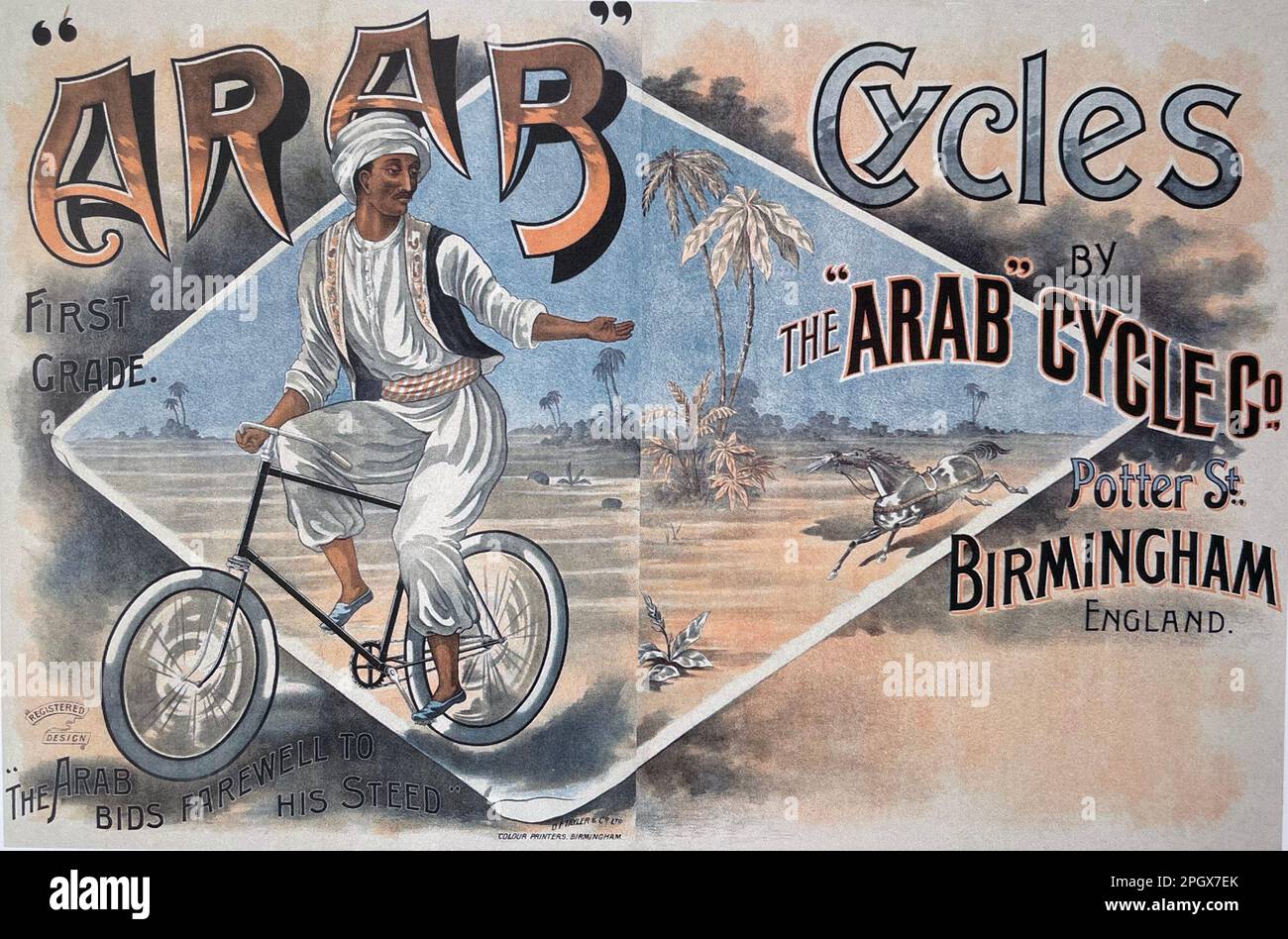 Vintage bike poster immagini e fotografie stock ad alta risoluzione - Alamy