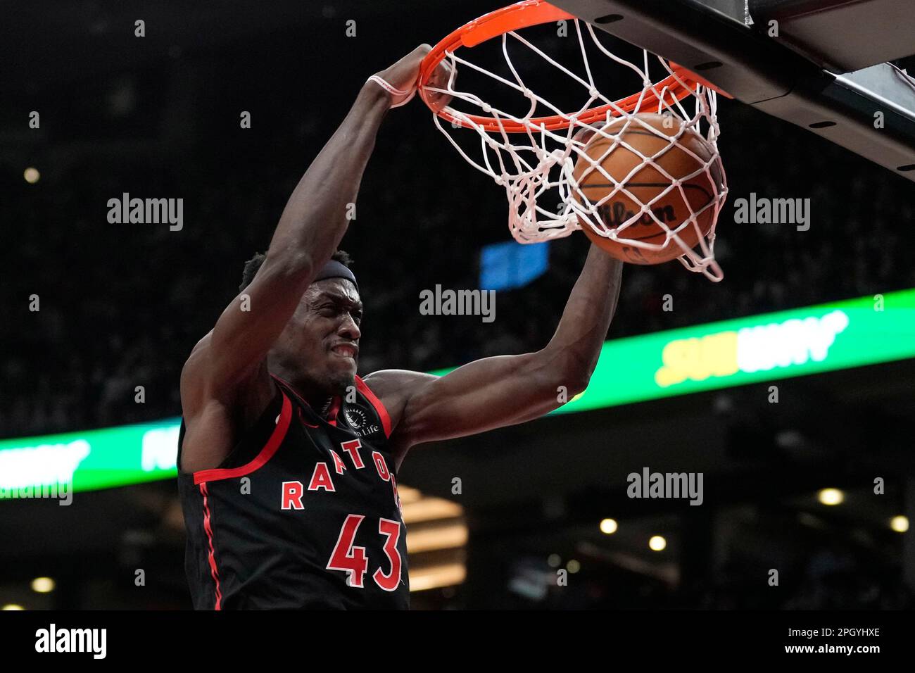 24 marzo 2023, Toronto, ON, Canada: Toronto Raptors inoltra Pascal ...